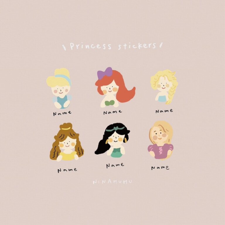 女孩公主 - 插畫女子NINAHUHU